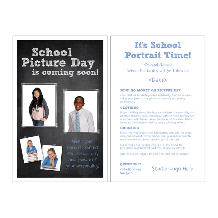 Picture Day Reminder Notices | H&H Color Lab