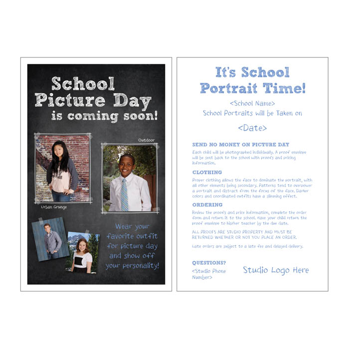Picture Day Reminder Notices | H&H Color Lab
