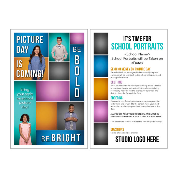 Picture Day Reminder Notices | H&H Color Lab