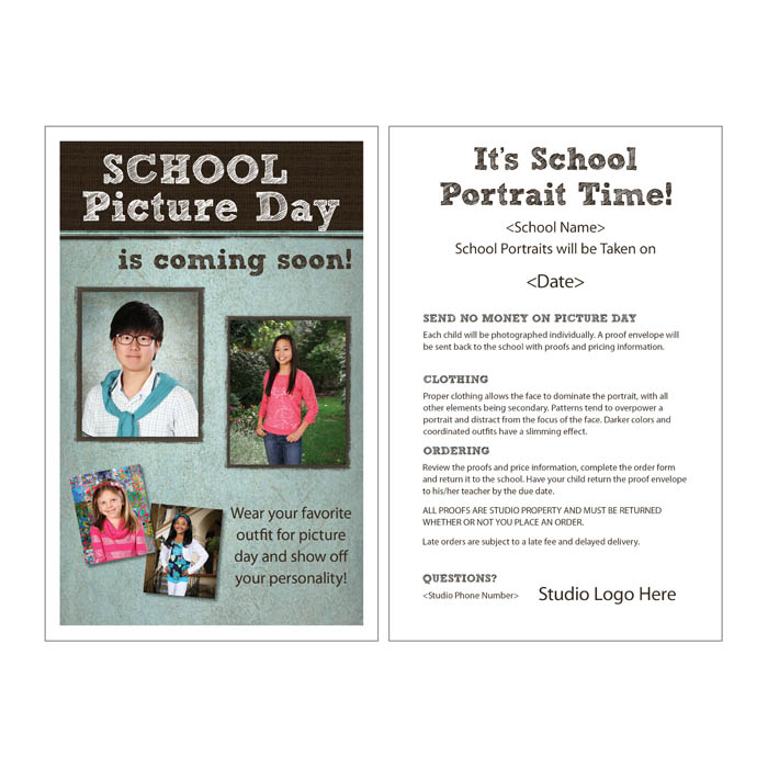 Picture Day Reminder Notices | H&H Color Lab